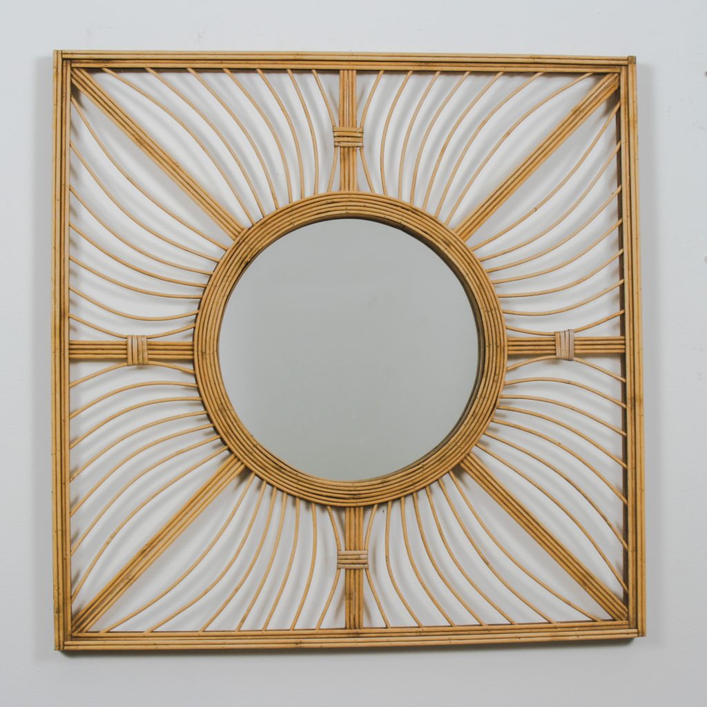 CIRCULAR MIRROR IN SQUARE FRAME - Originals